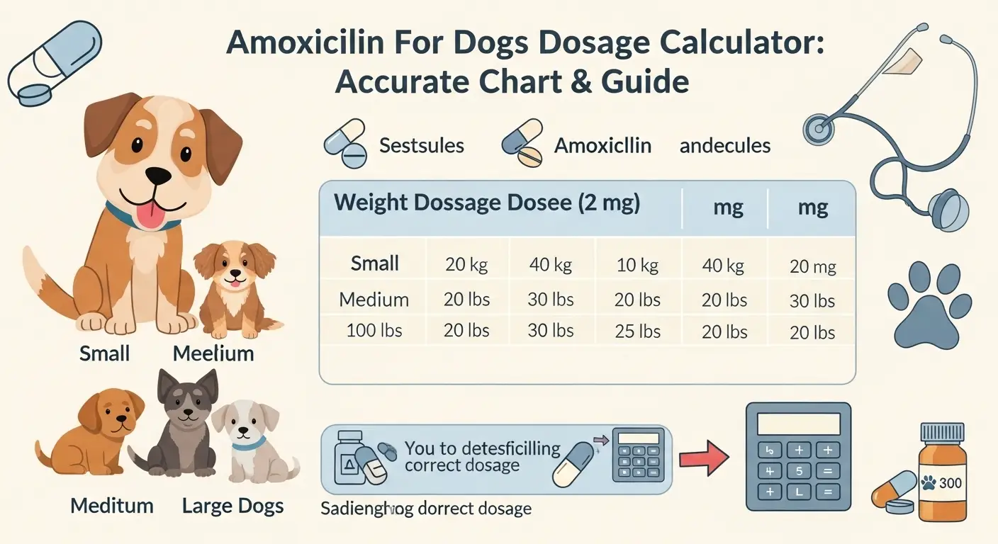 Amoxicillin For Dogs Dosage Calculator: Accurate Chart & Guide