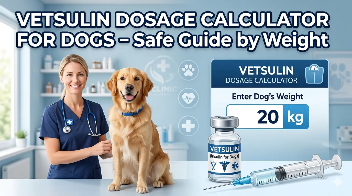 Vetsulin Dosage For Dogs Calculator By Weight: Safe Guide